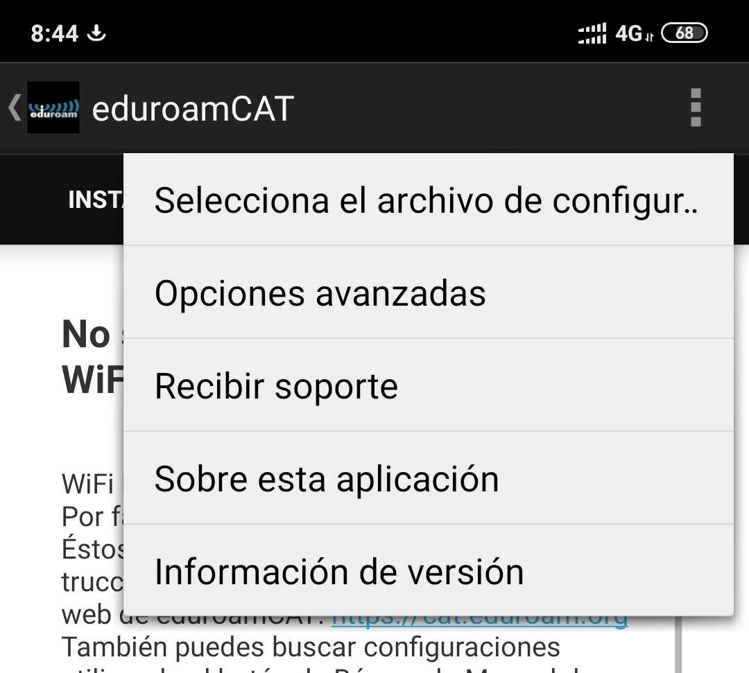 Instrucciones para la instalación de Eduroam en Android – Área de ...